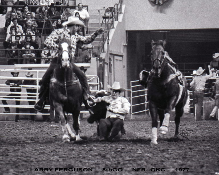 Ferguson, Larry - Inductee of the Texas Rodeo Cowboy Hall of Fame