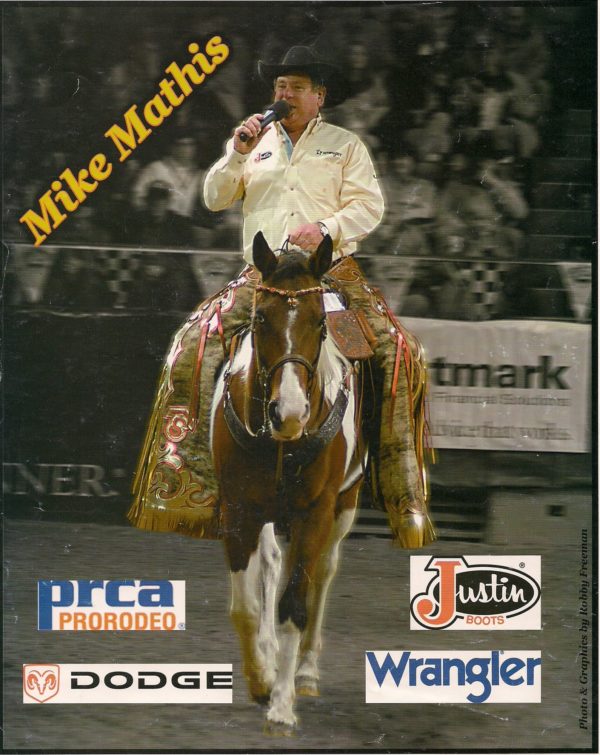 Mathis, Mike - Inductee of the Texas Rodeo Cowboy Hall of Fame