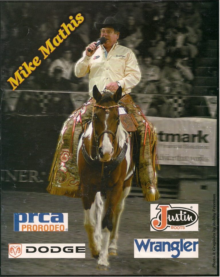 Mathis, Mike - Inductee of the Texas Rodeo Cowboy Hall of Fame