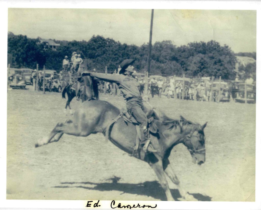 Cameron, Ed - Inductee of the Texas Rodeo Cowboy Hall of Fame