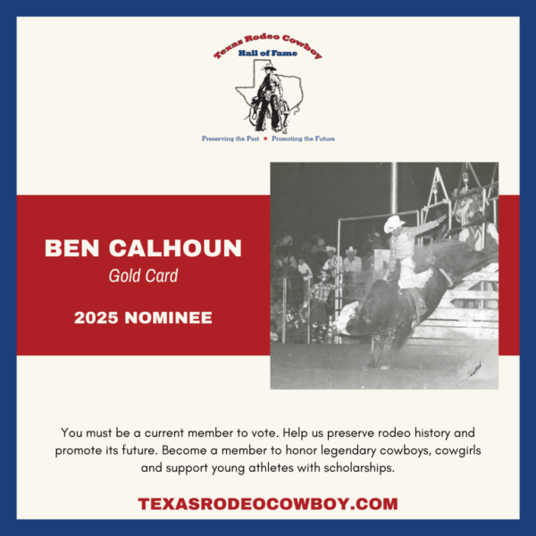 Gold Card - Texas Rodeo Cowboy Hall of Fame