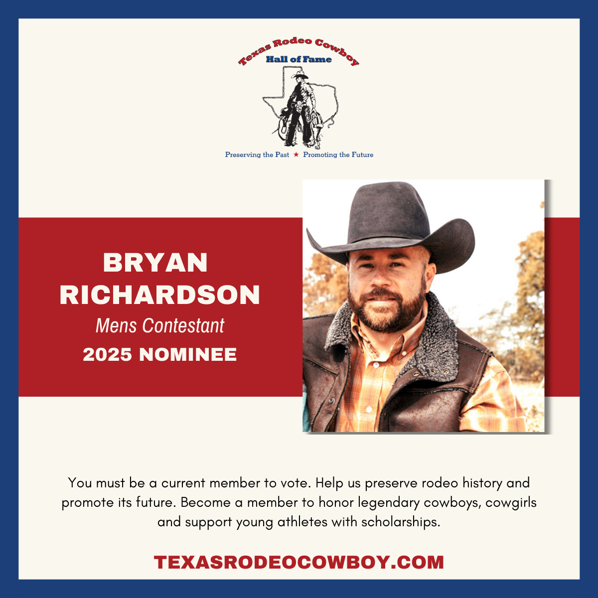 Men's Contestants - Texas Rodeo Cowboy Hall of Fame