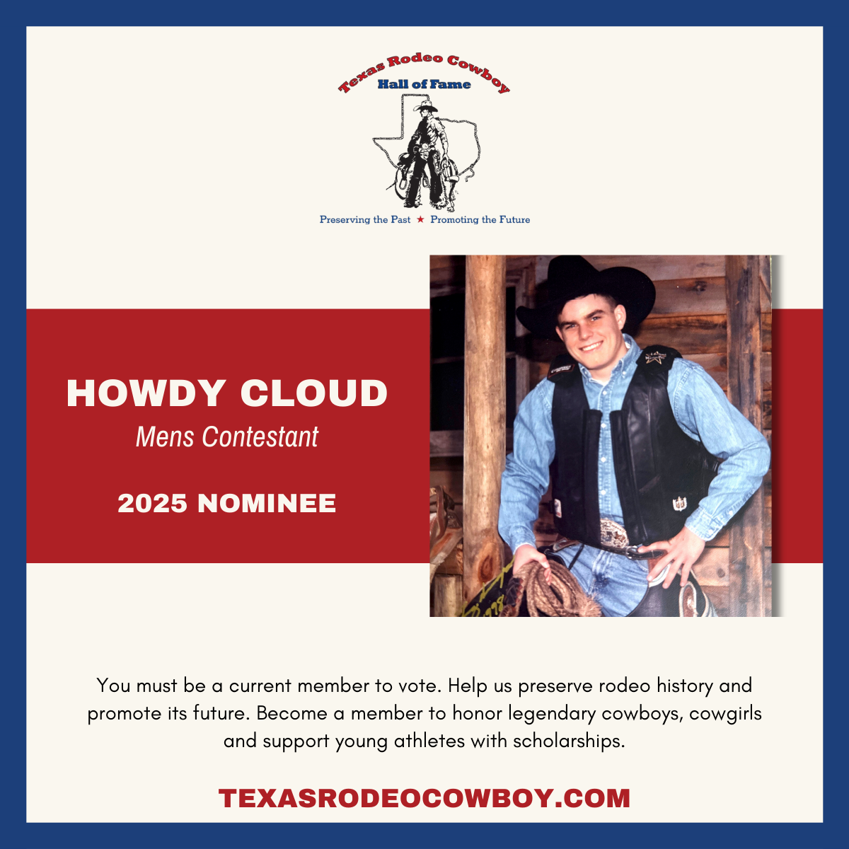 Men's Contestants - Texas Rodeo Cowboy Hall of Fame