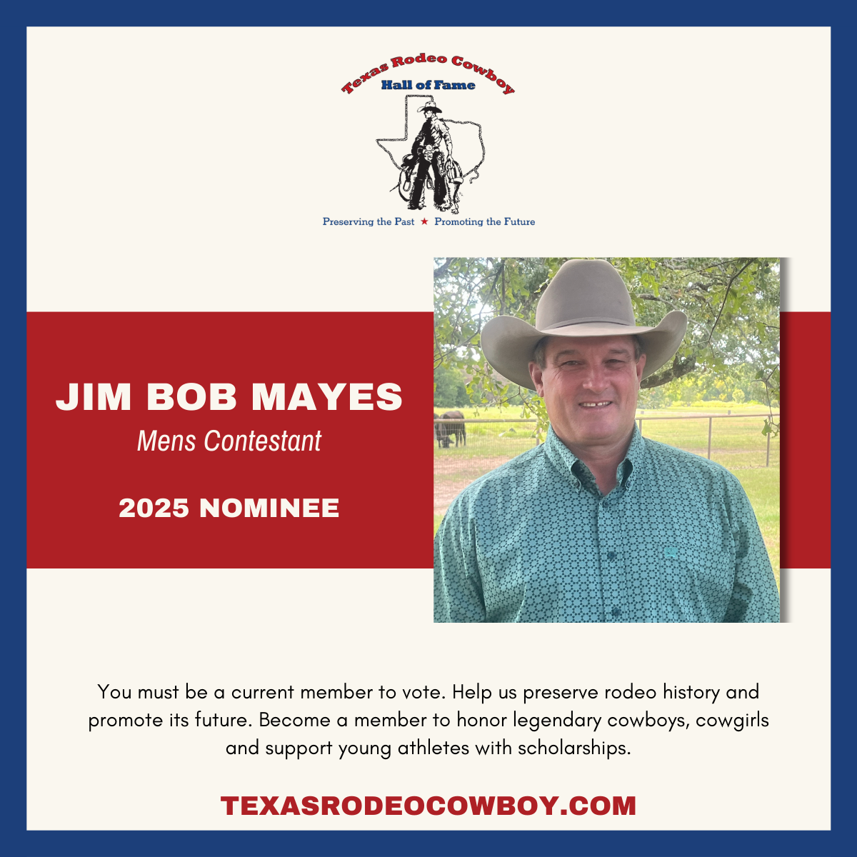 Men's Contestants - Texas Rodeo Cowboy Hall of Fame