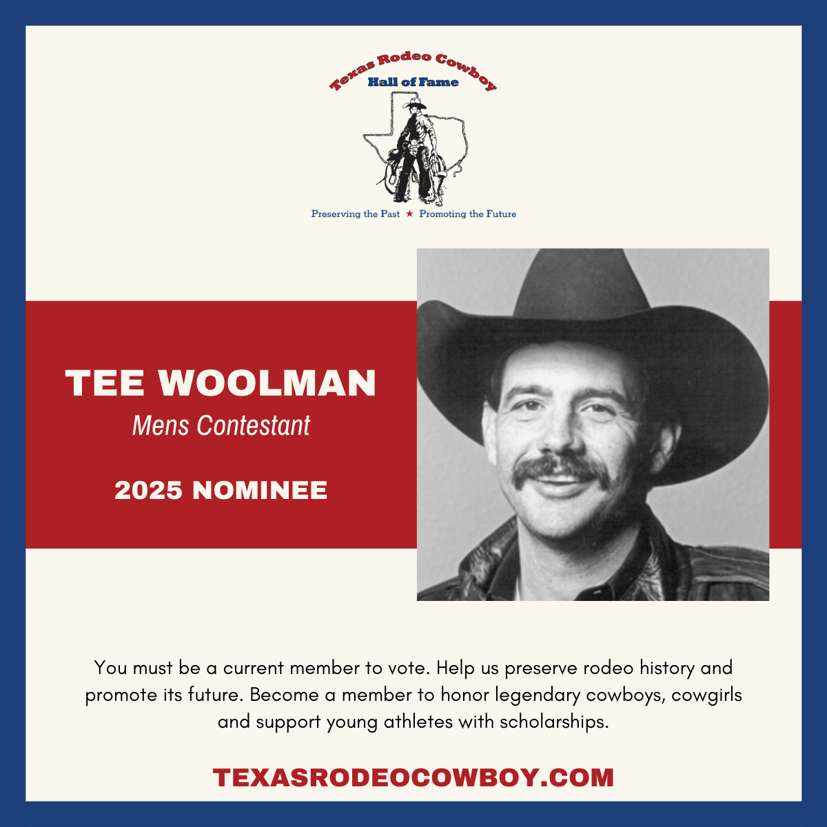 Men's Contestants - Texas Rodeo Cowboy Hall of Fame