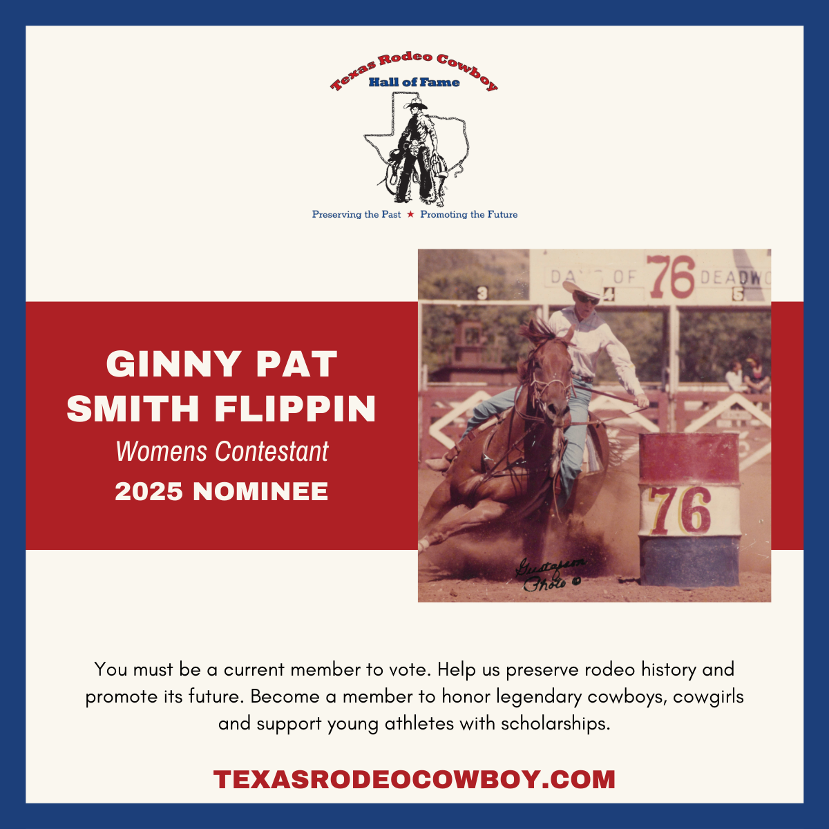 Women's Contestants - Texas Rodeo Cowboy Hall of Fame