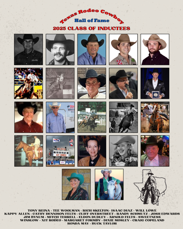 Just Announced: 2025 Inductees - Texas Rodeo Cowboy Hall of Fame
